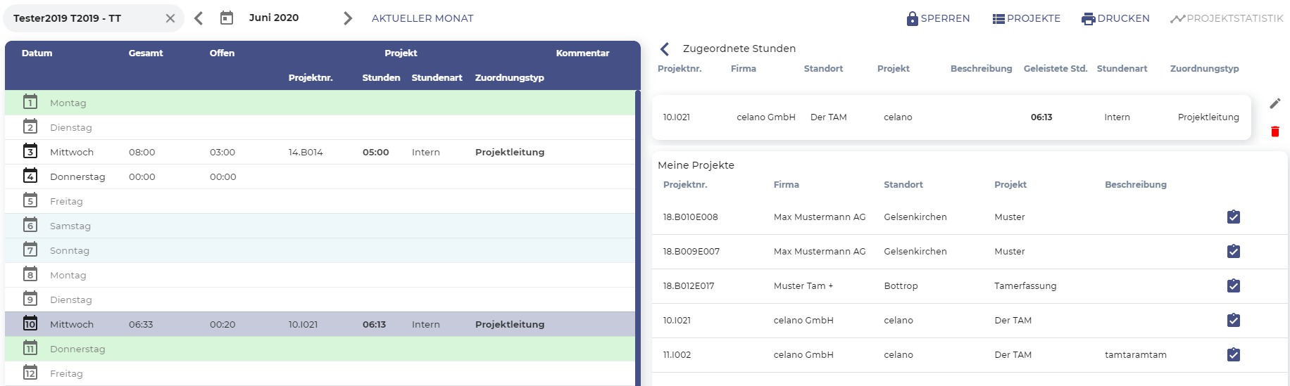 projektverfolgung | tamplus